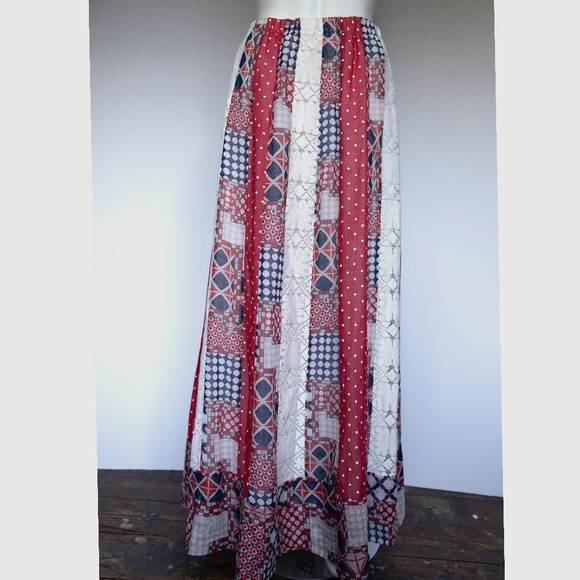 Chessa Davis | Skirts | Vintage Chessa Davis Patchwork Skirt | Poshmark